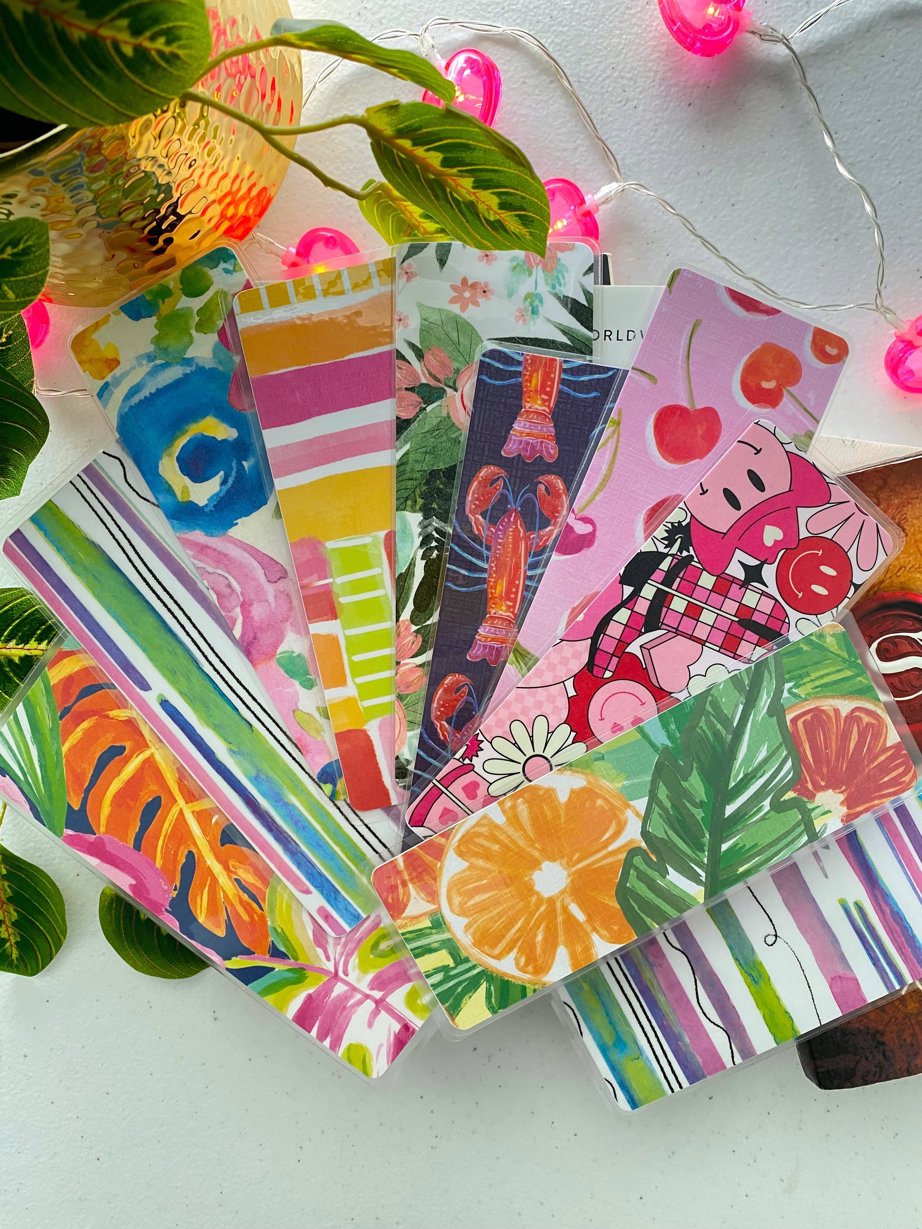 Assorted Laminated Bookmarks – Handmade – Romantique Books